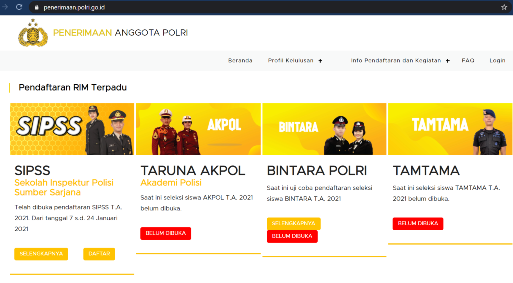 Informasi Lengkap Pendaftaran AKPOL – Indonesia College Sejak 1993